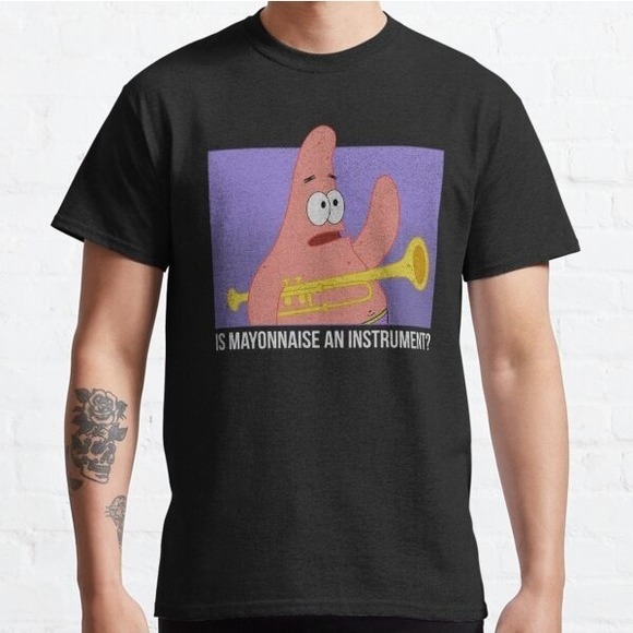 Gildan | Shirts | Spongebob Squarepants Patrick Is Mayonnaise An ...
